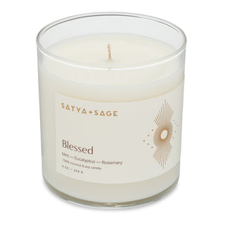 Blessed: Coconut Soy Wax Candle – Satya + Sage